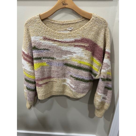 Pilcro | Sweaters | Pilcro Boatneck Cropped Sweater | Poshmark